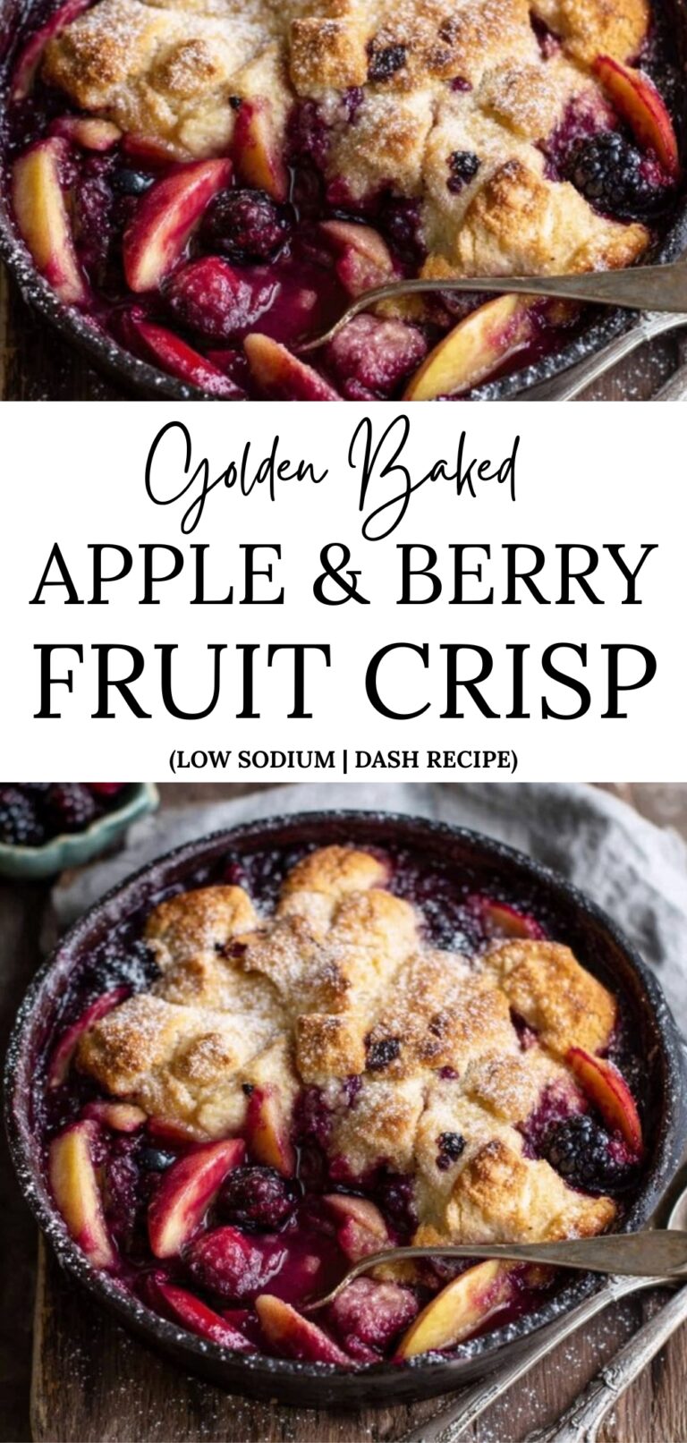 Apple Berry Cobbler Recipe (Perfect for Summer & Fall!) - Food Tracker Girl